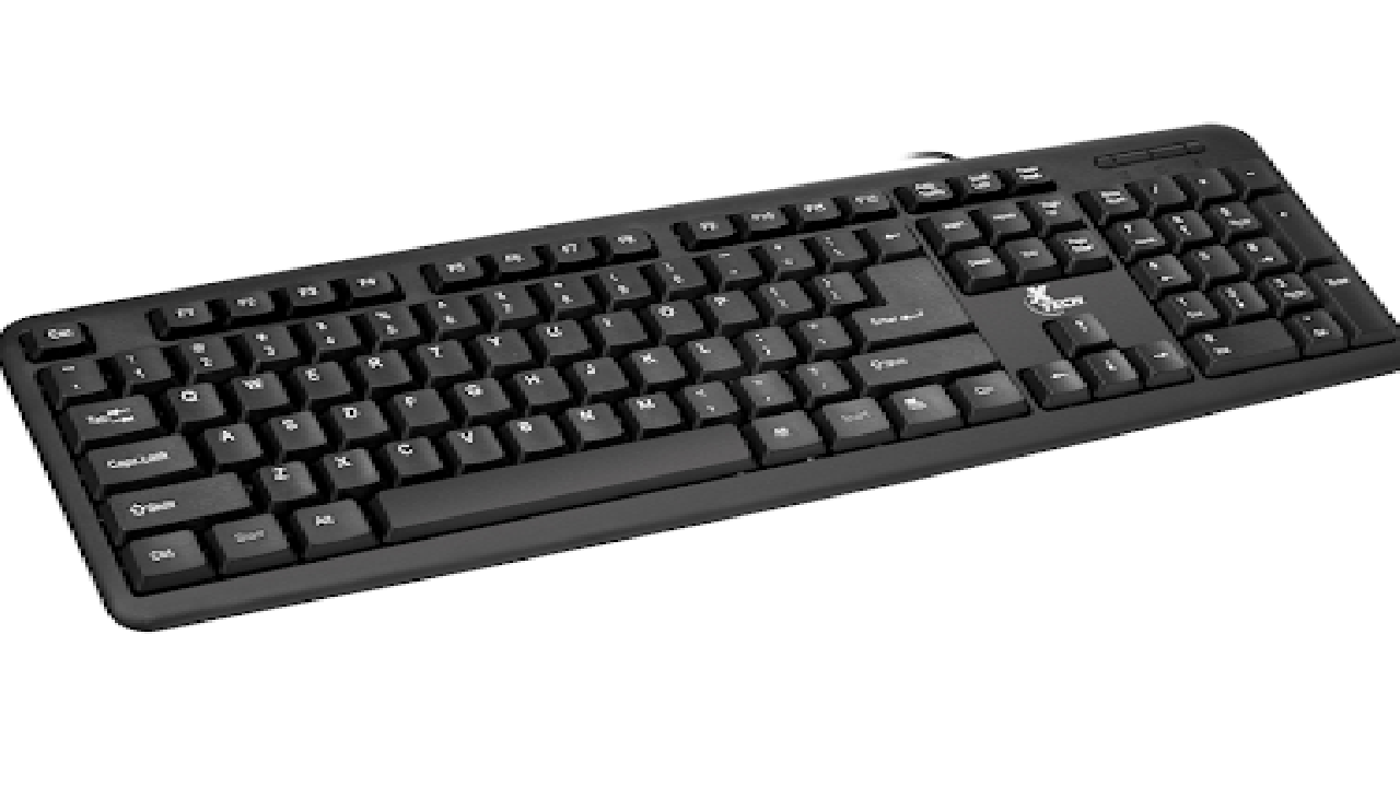 XTECH STANDARD WIRED KEYBORD USB SPANISH BLACK XTK 092S